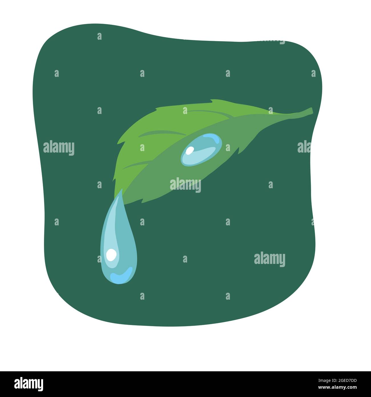 Rain leaves Cut Out Stock Images & Pictures - Alamy