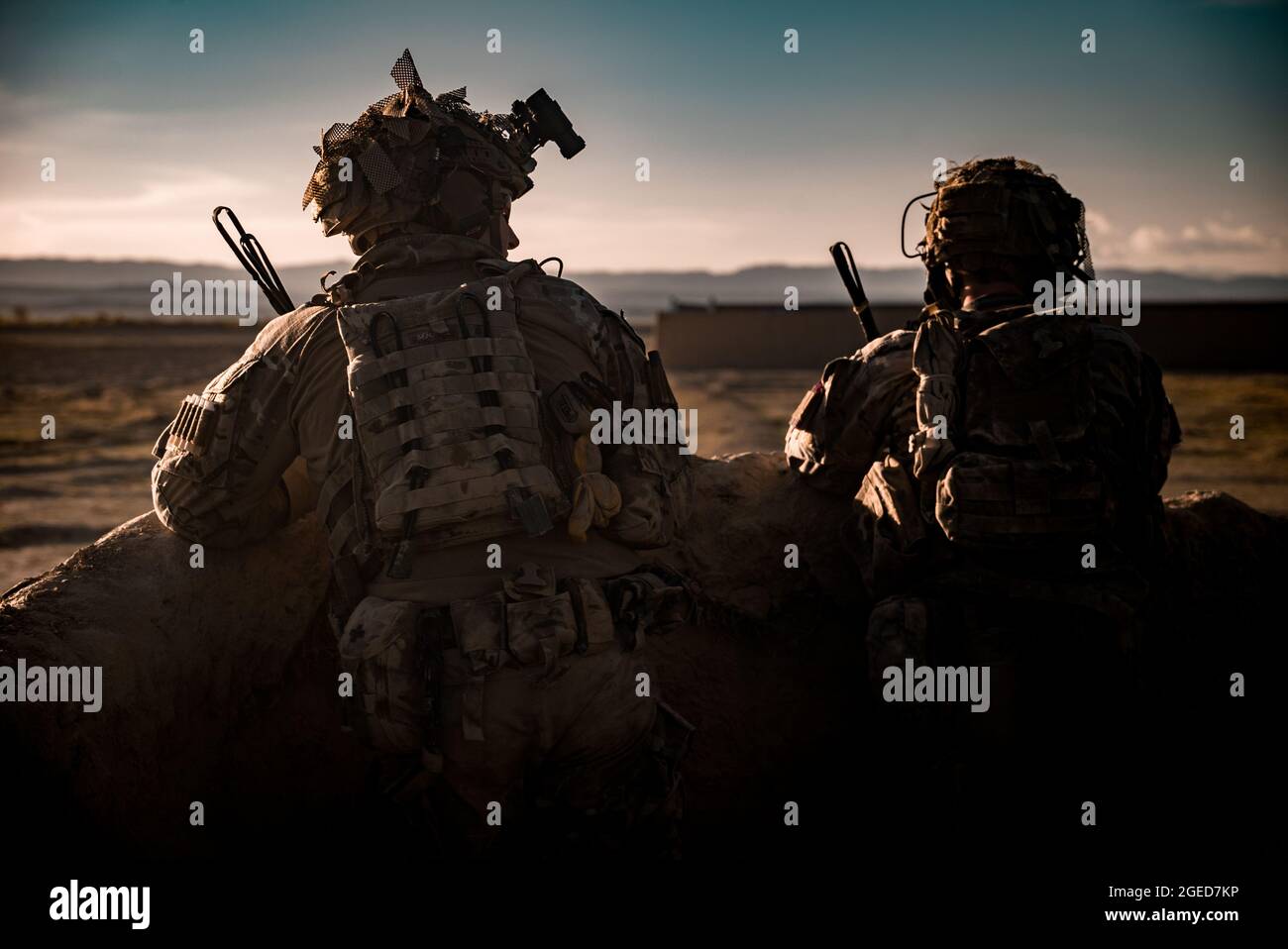 U.S. special operations service members conduct combat operations in ...