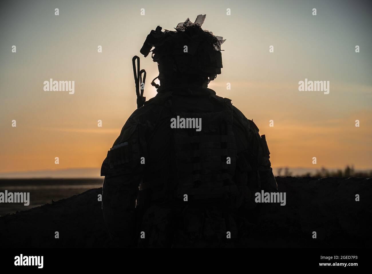 U.S. special operations service members conduct combat operations in ...