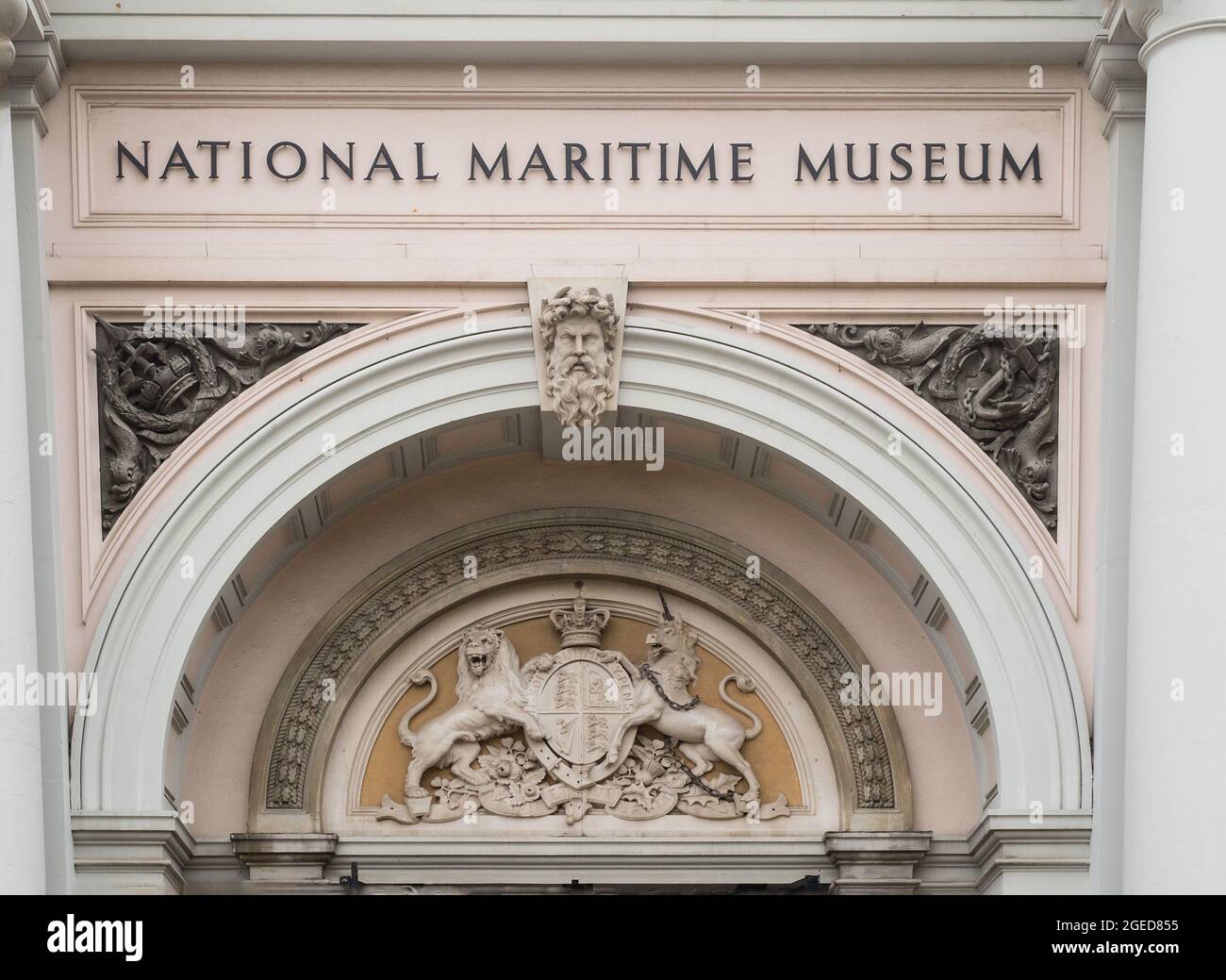 National Maritime Museum, Greenwich, 2021. The museum is open to the ...
