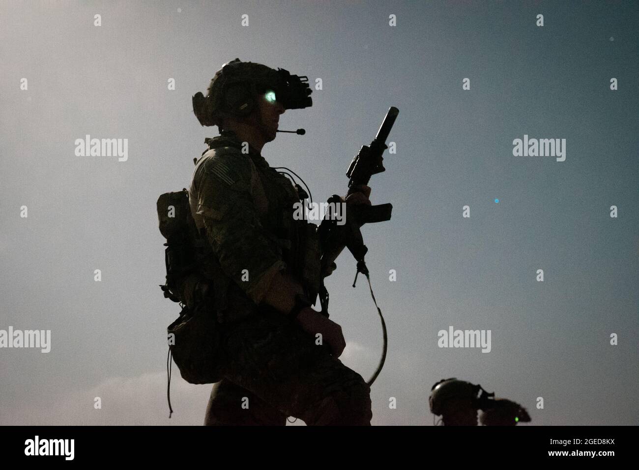 U.S. special operations service members conduct combat operations in ...