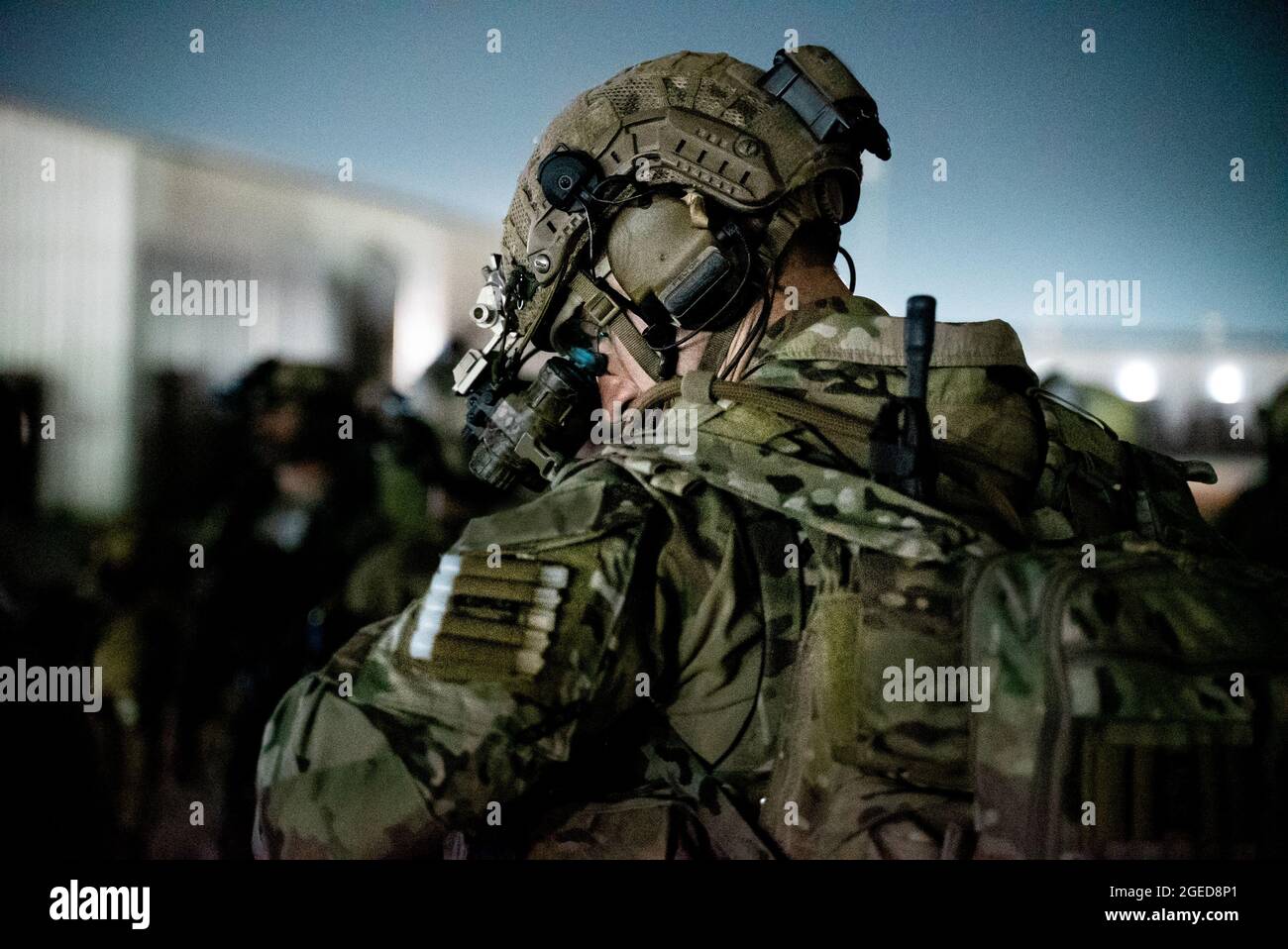 U.S. special operations service members conduct combat operations in ...