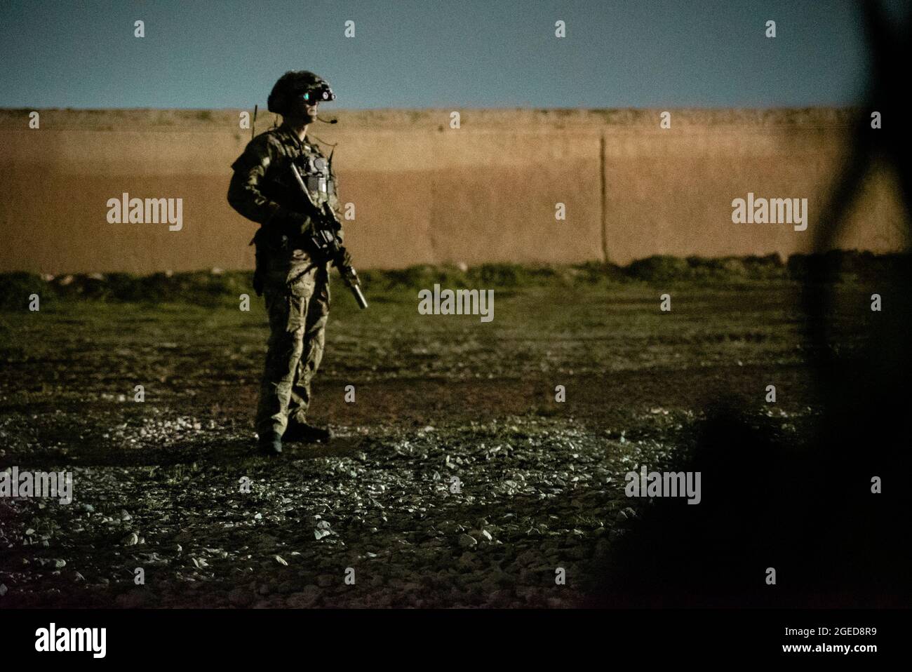 U.S. special operations service members conduct combat operations in ...