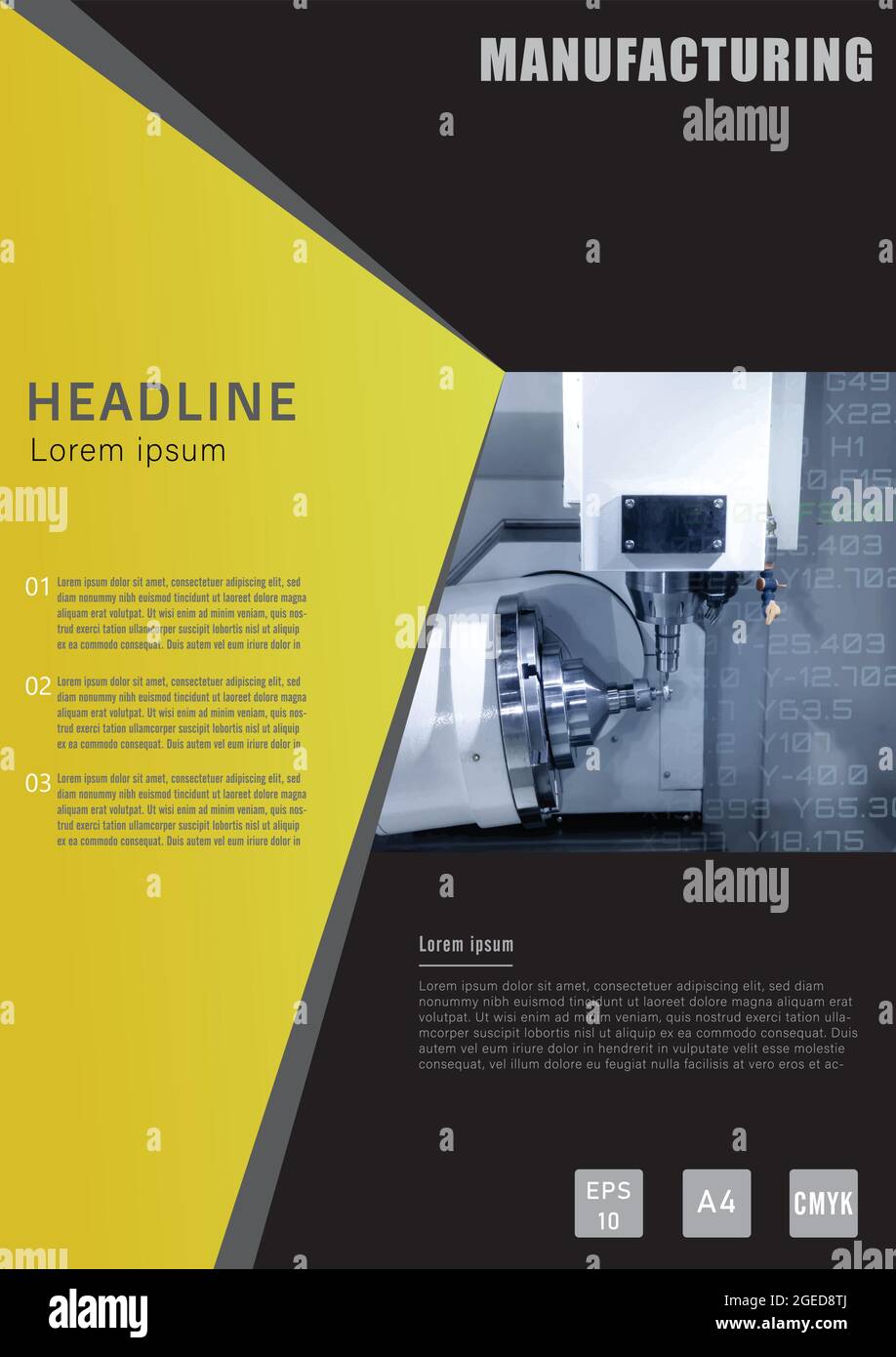 Cnc machining Stock Vector Images - Alamy