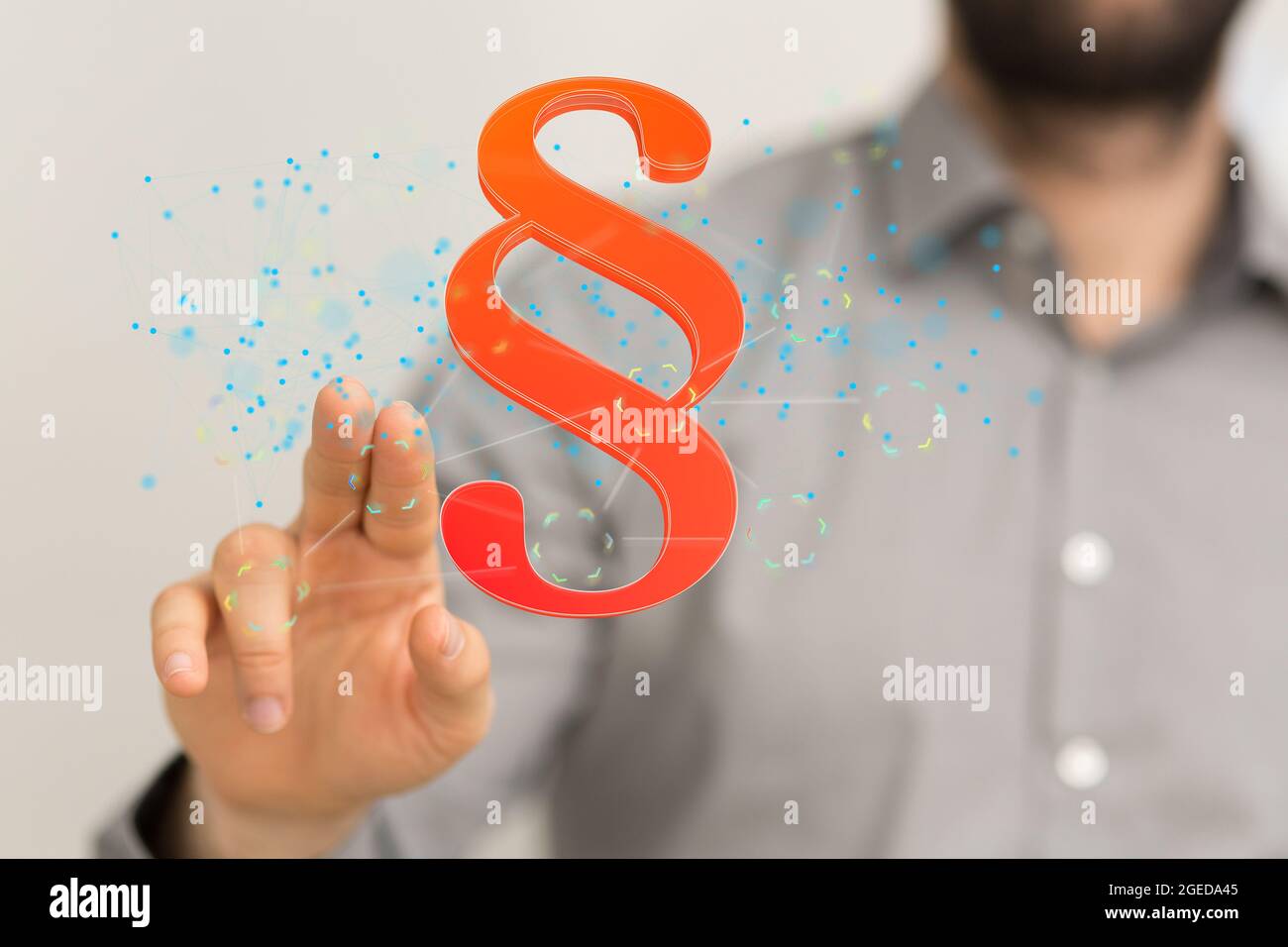 Of Law and Justice - Paragraph / section sign Stock Photo - Alamy