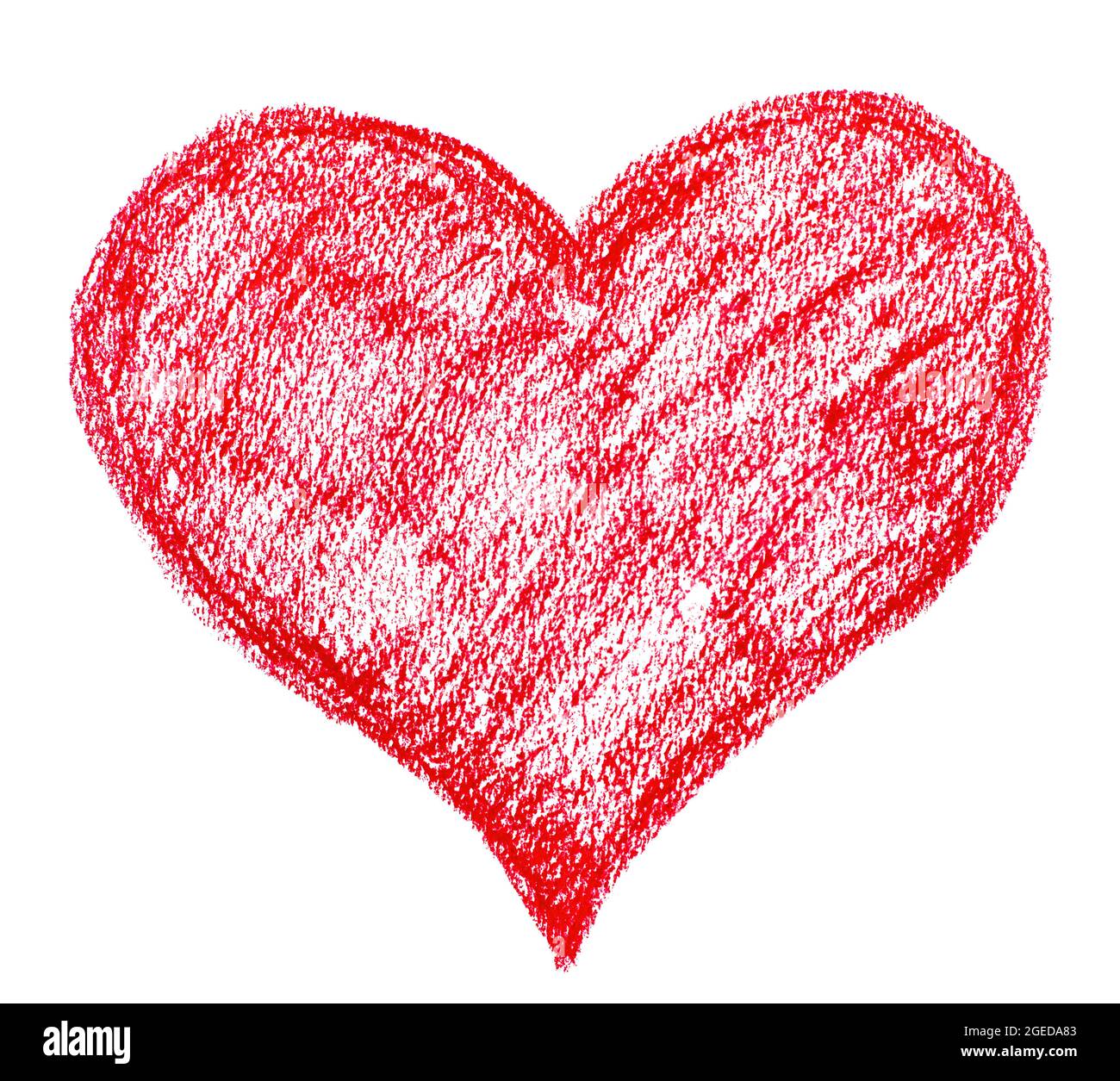 One Heart. Pastel hand made hearts. Red, shaded heartPainted with oil ...