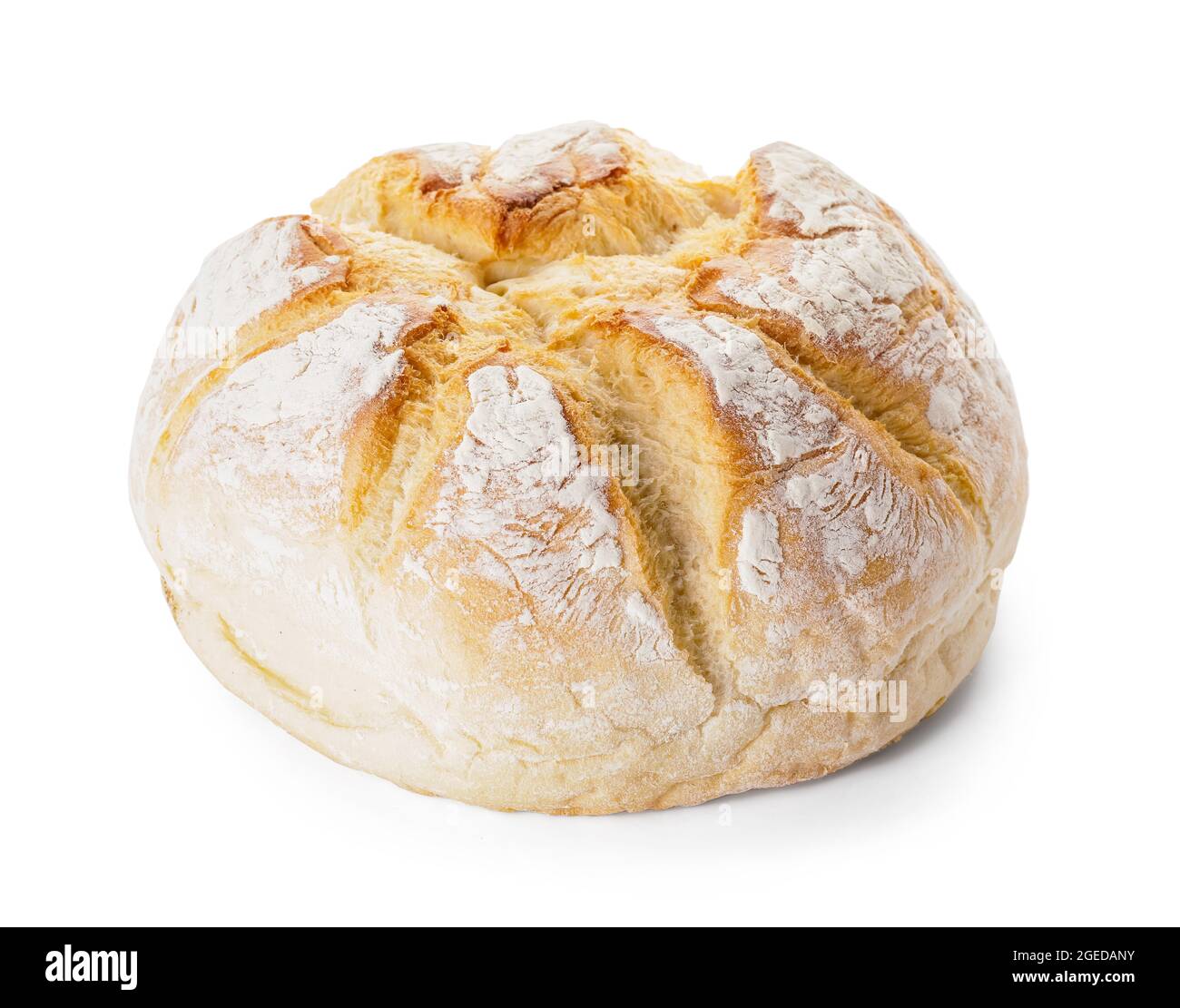 Fresh bread on white background Stock Photo - Alamy