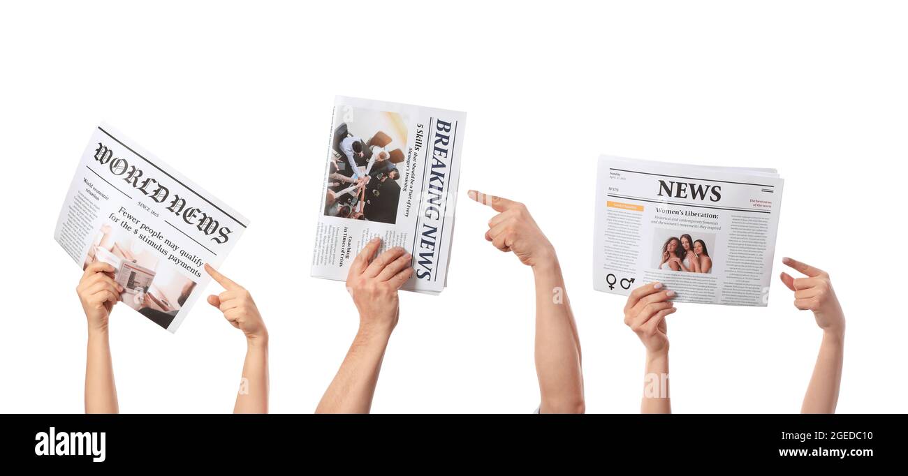 People fake news man Cut Out Stock Images & Pictures - Alamy