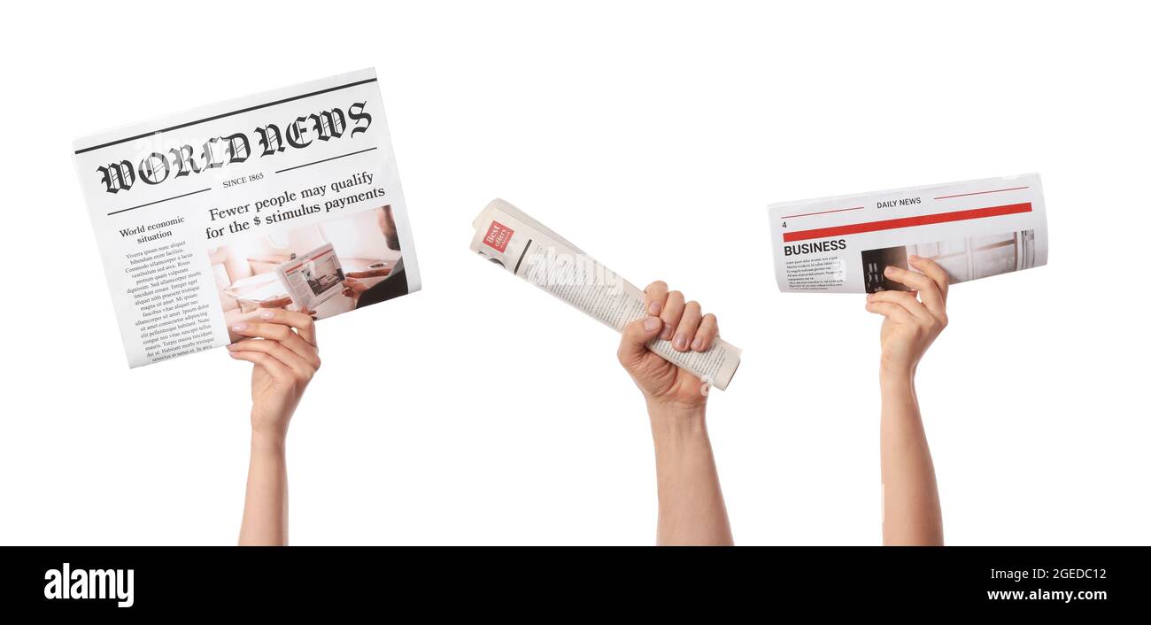 People fake news man Cut Out Stock Images & Pictures - Alamy