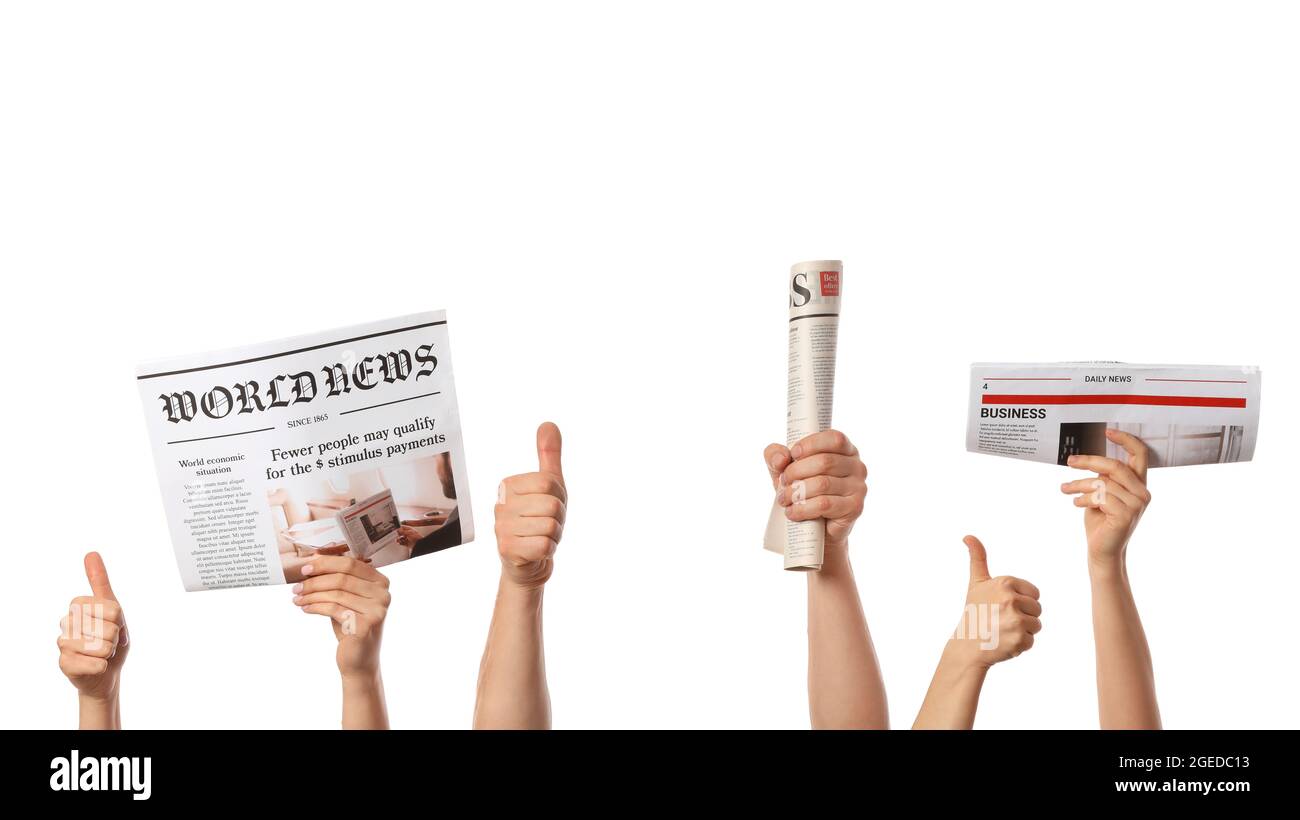 People fake news man Cut Out Stock Images & Pictures - Alamy