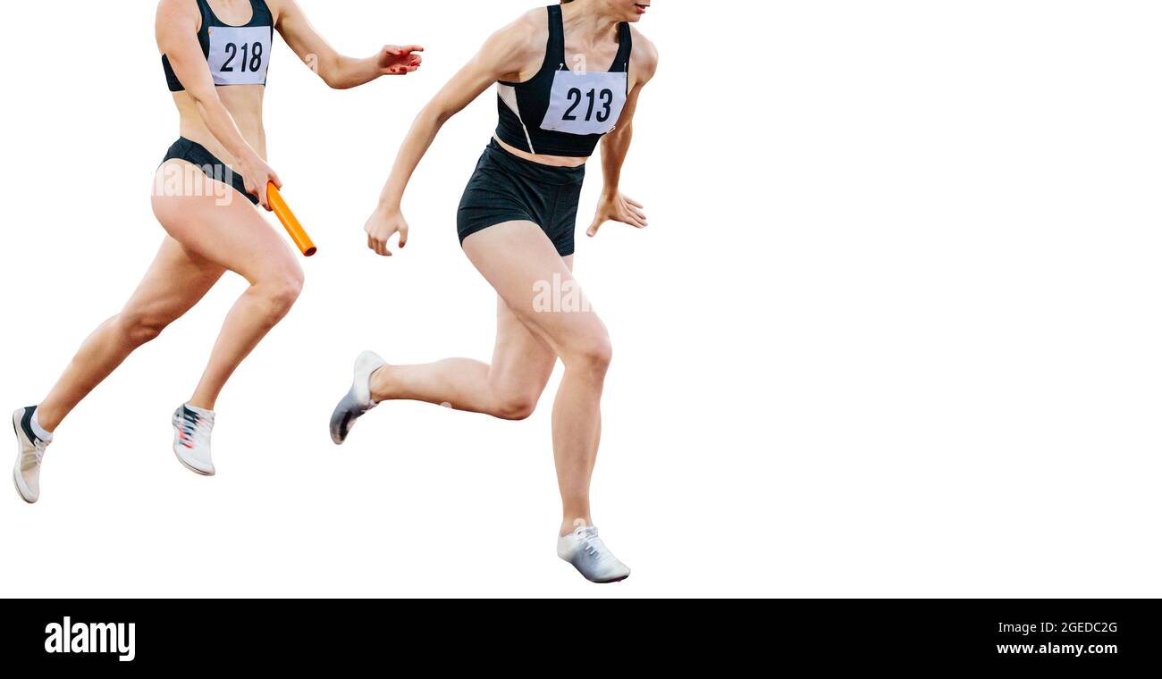 Women relay hi-res stock photography and images - Alamy