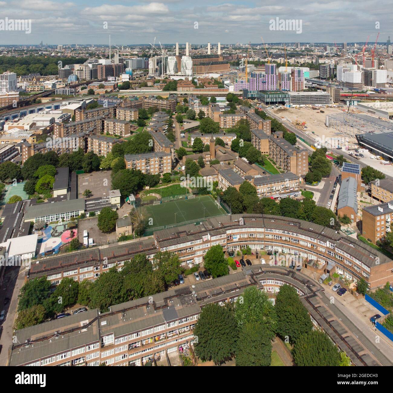 Patmore Estate, Battersea Nine Elms, London Stock Photo - Alamy