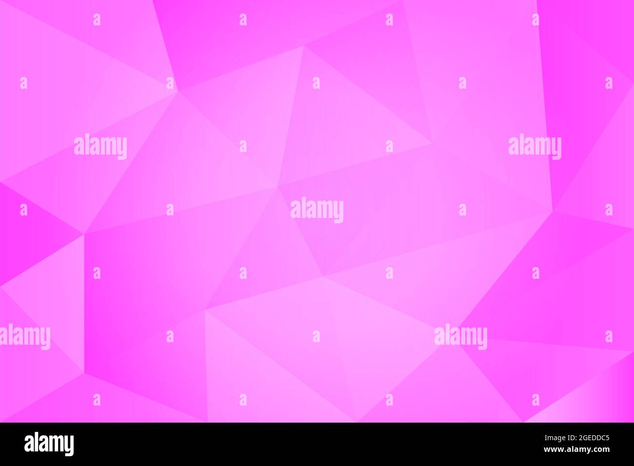 Abstract 2D illustration of a pink background with geometric triangle ...
