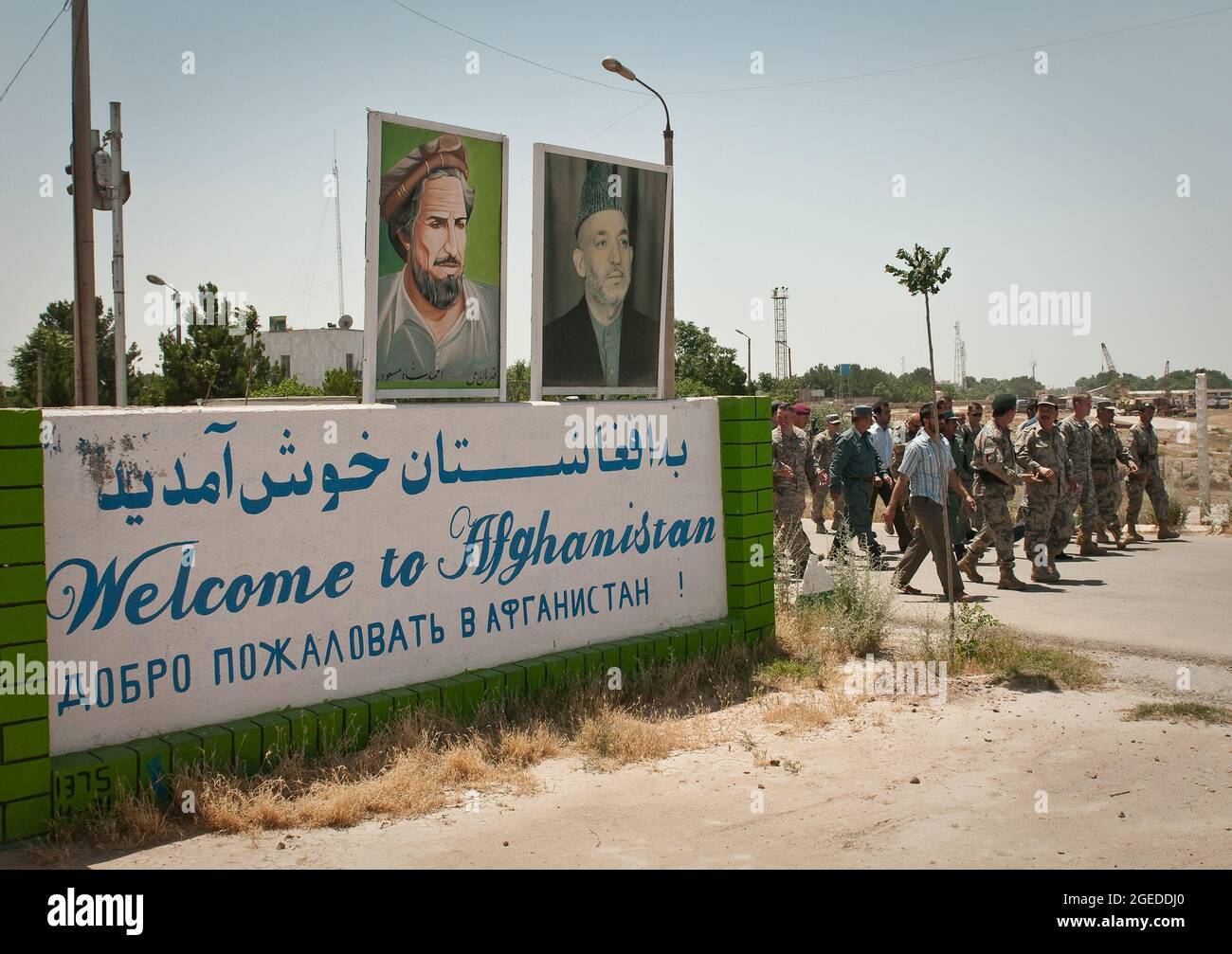 Welcome to afghanistan hi-res stock photography and images - Alamy