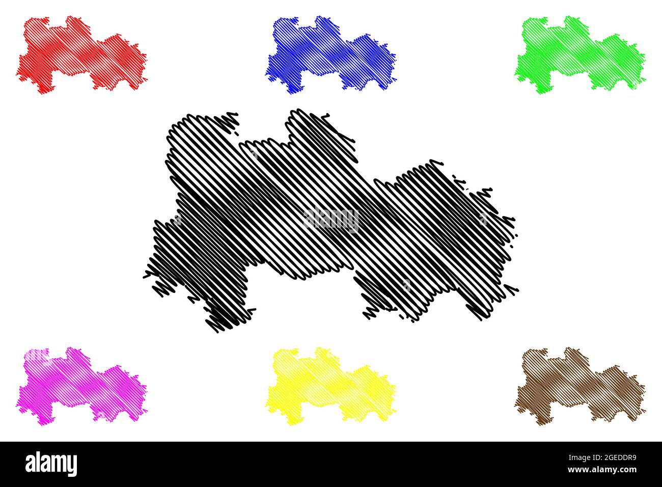 Havelland district (Federal Republic of Germany, rural district, State ...