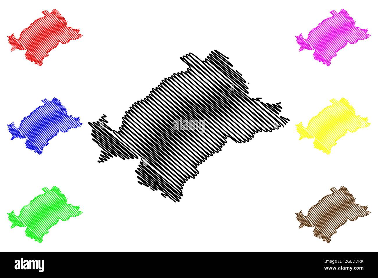 Heinsberg district (Federal Republic of Germany, State of North Rhine ...