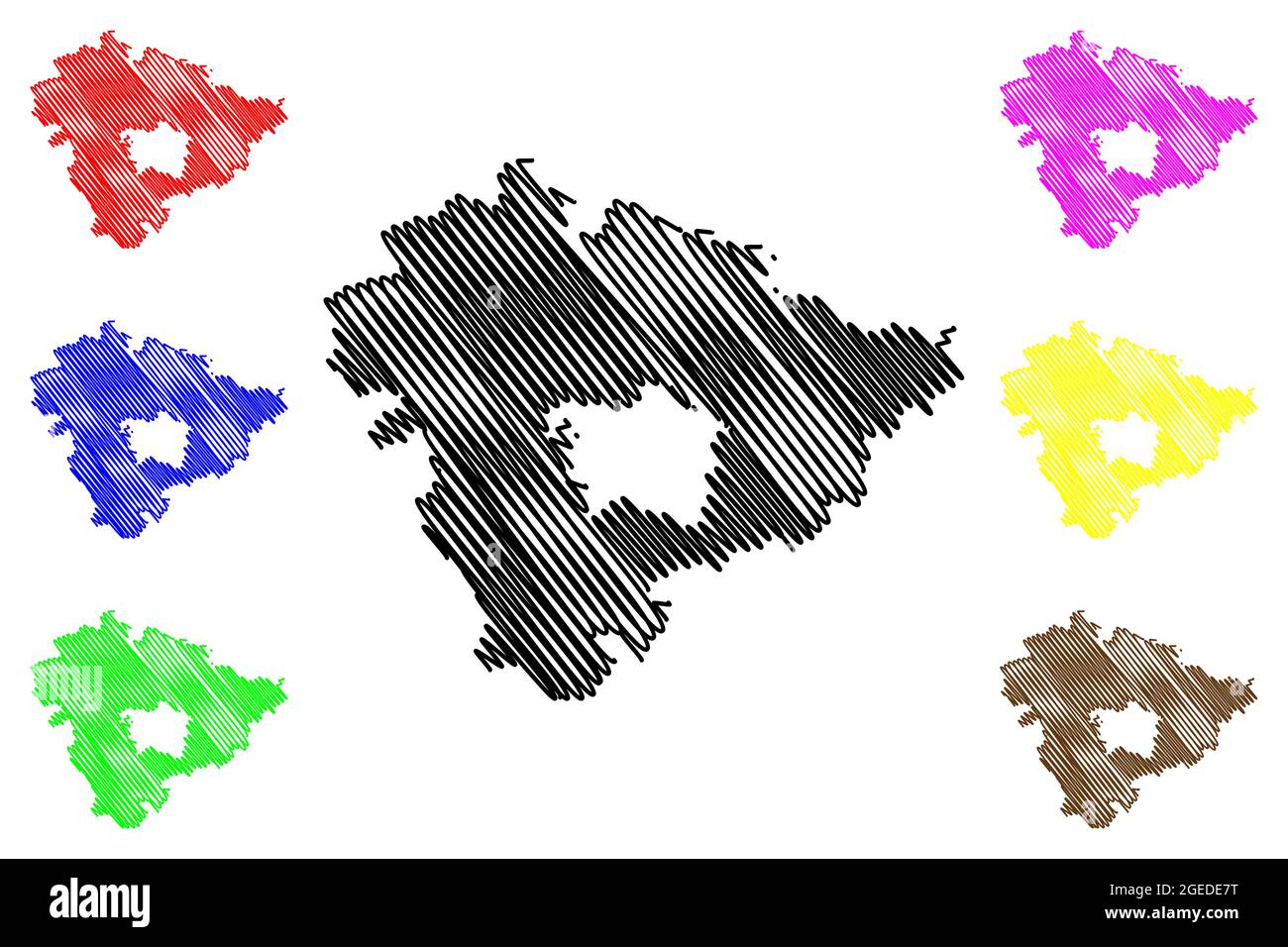 Hanover district (Federal Republic of Germany, rural district, State of ...