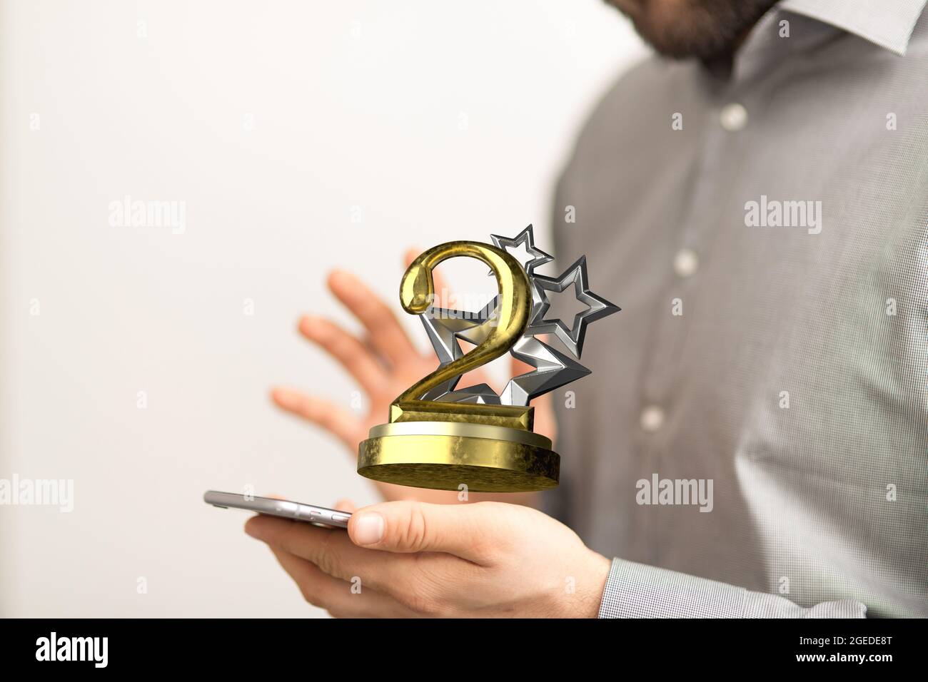 Number 2 badge hi-res stock photography and images - Alamy