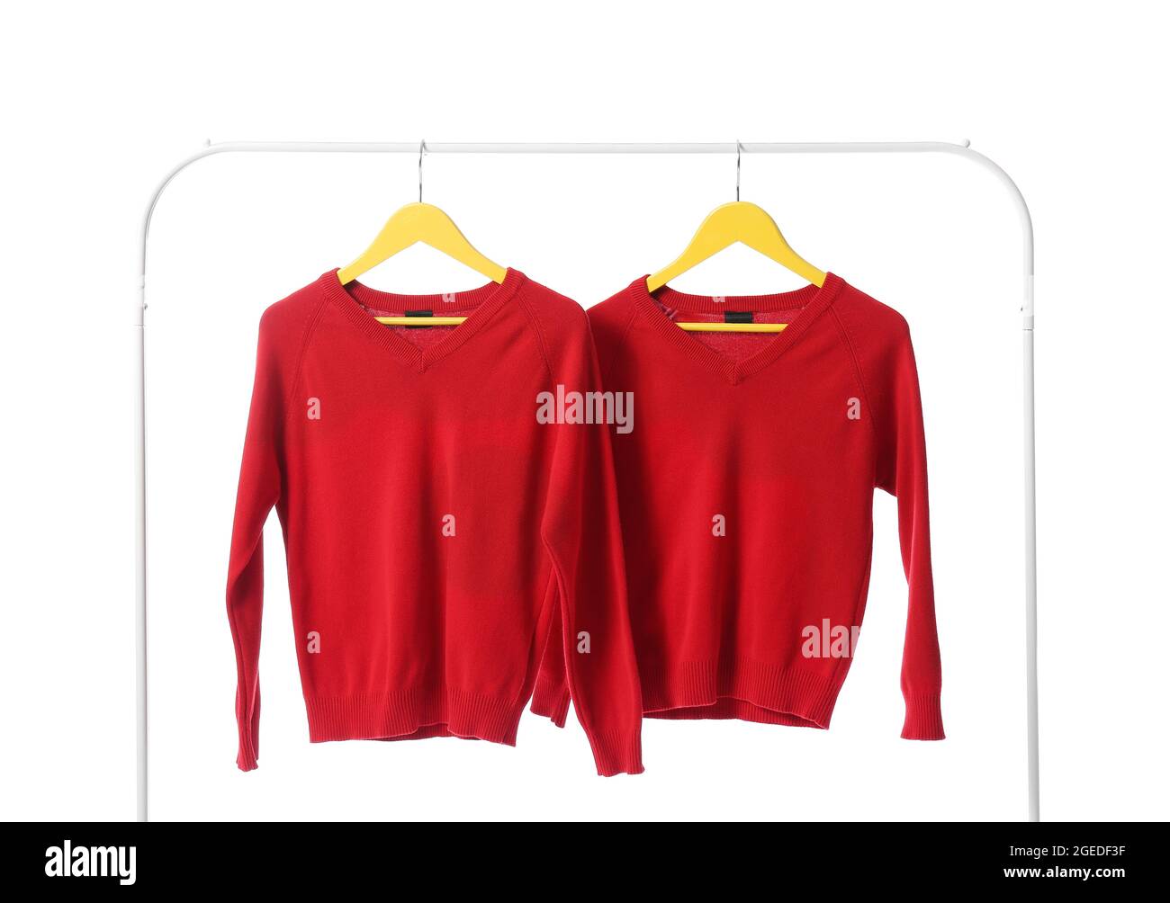 Stylish school uniform on white background Stock Photo - Alamy