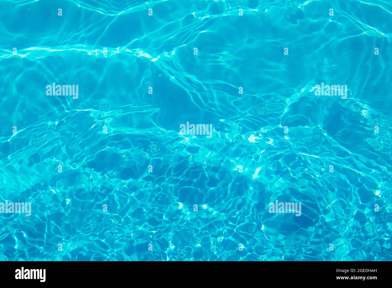 Clear water in swimming pool Stock Photo - Alamy