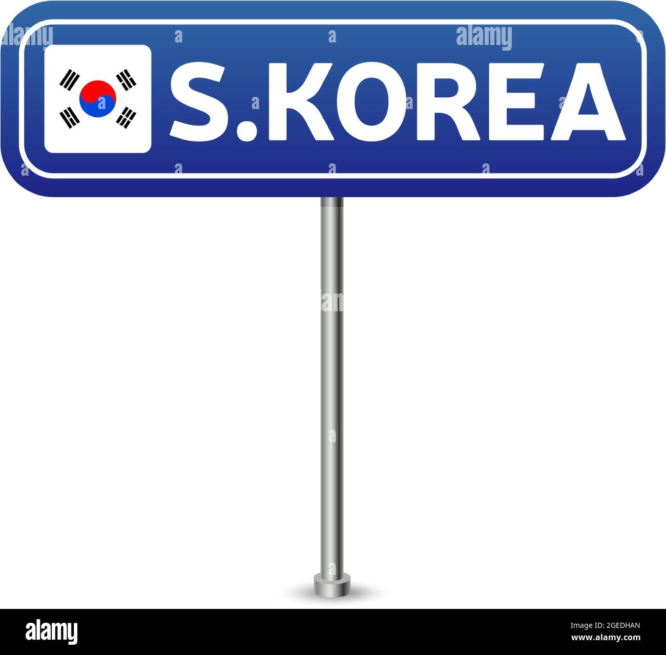 Blue korean car Stock Vector Images - Alamy