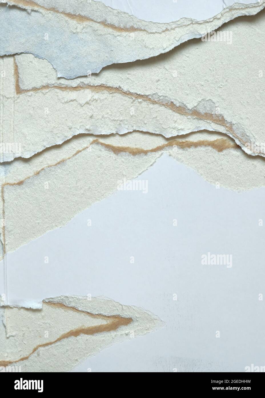 Torn Paper Collage Style, Ripped Paper Effect, Texture Abstract ...