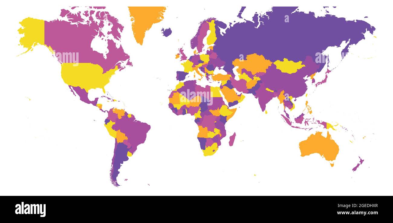 Map of the mercator projection Stock Vector Images - Alamy
