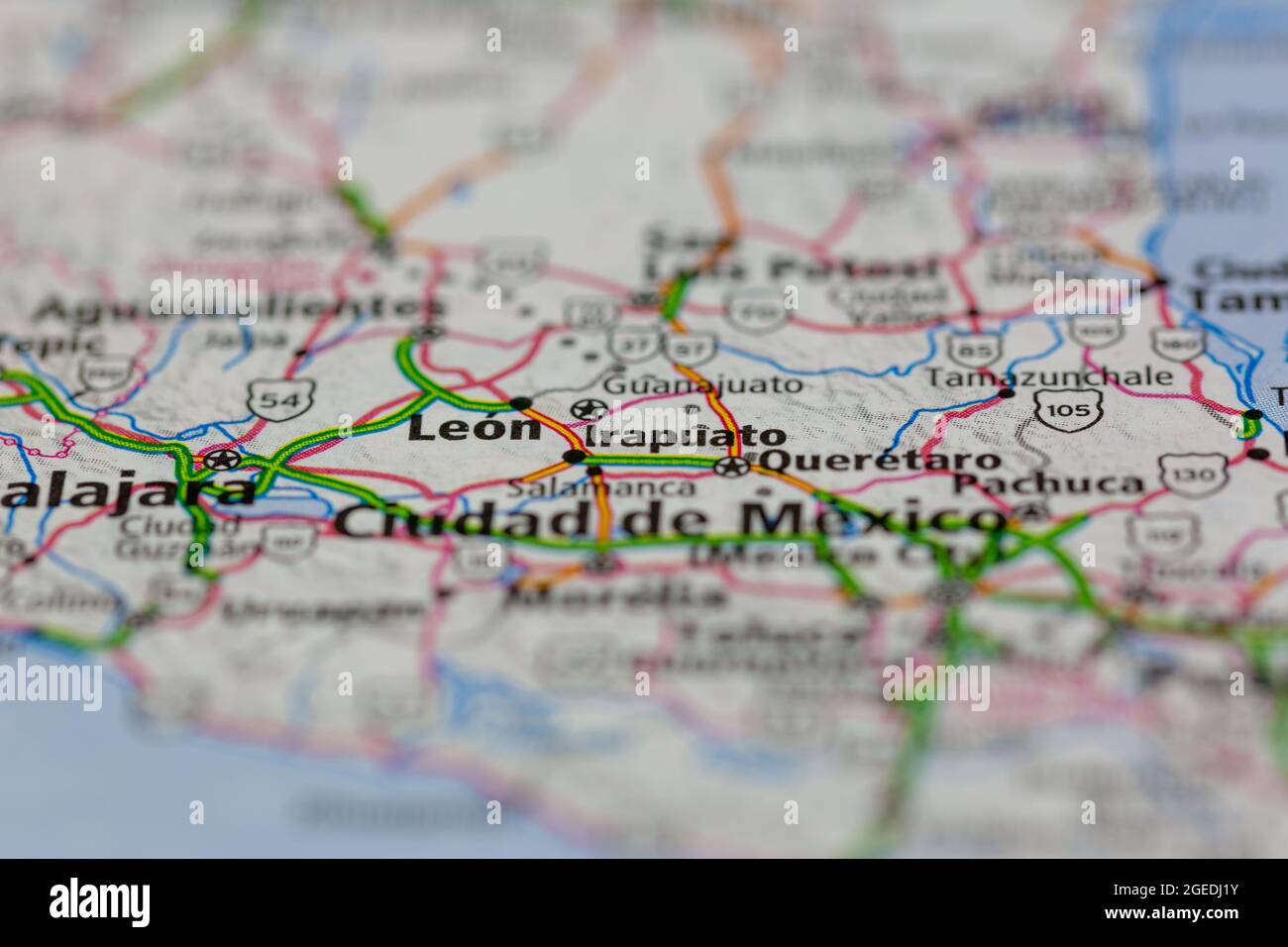 Map of irapuato mexico hi-res stock photography and images - Alamy
