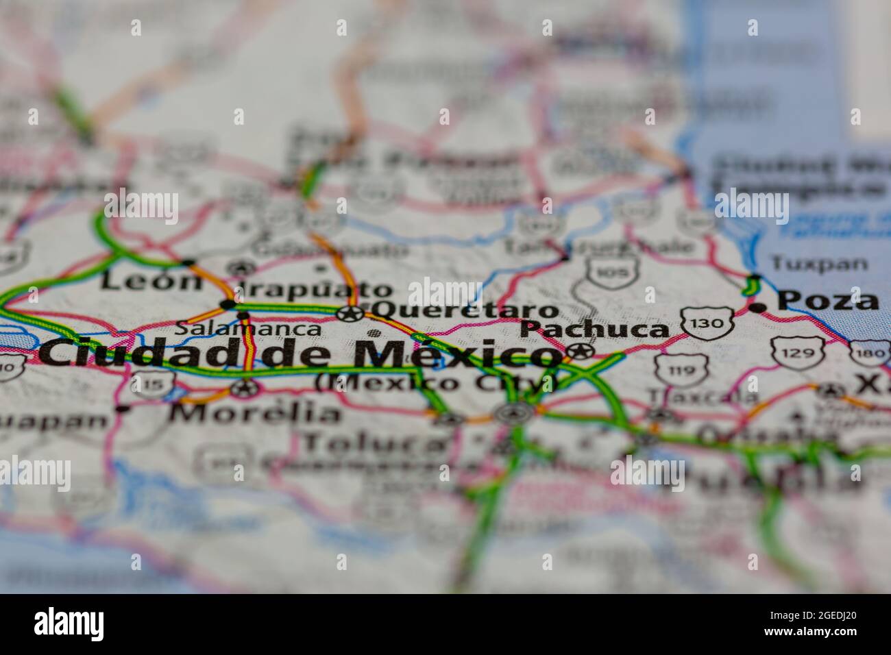 Queretaro mexico on a map hi-res stock photography and images - Alamy