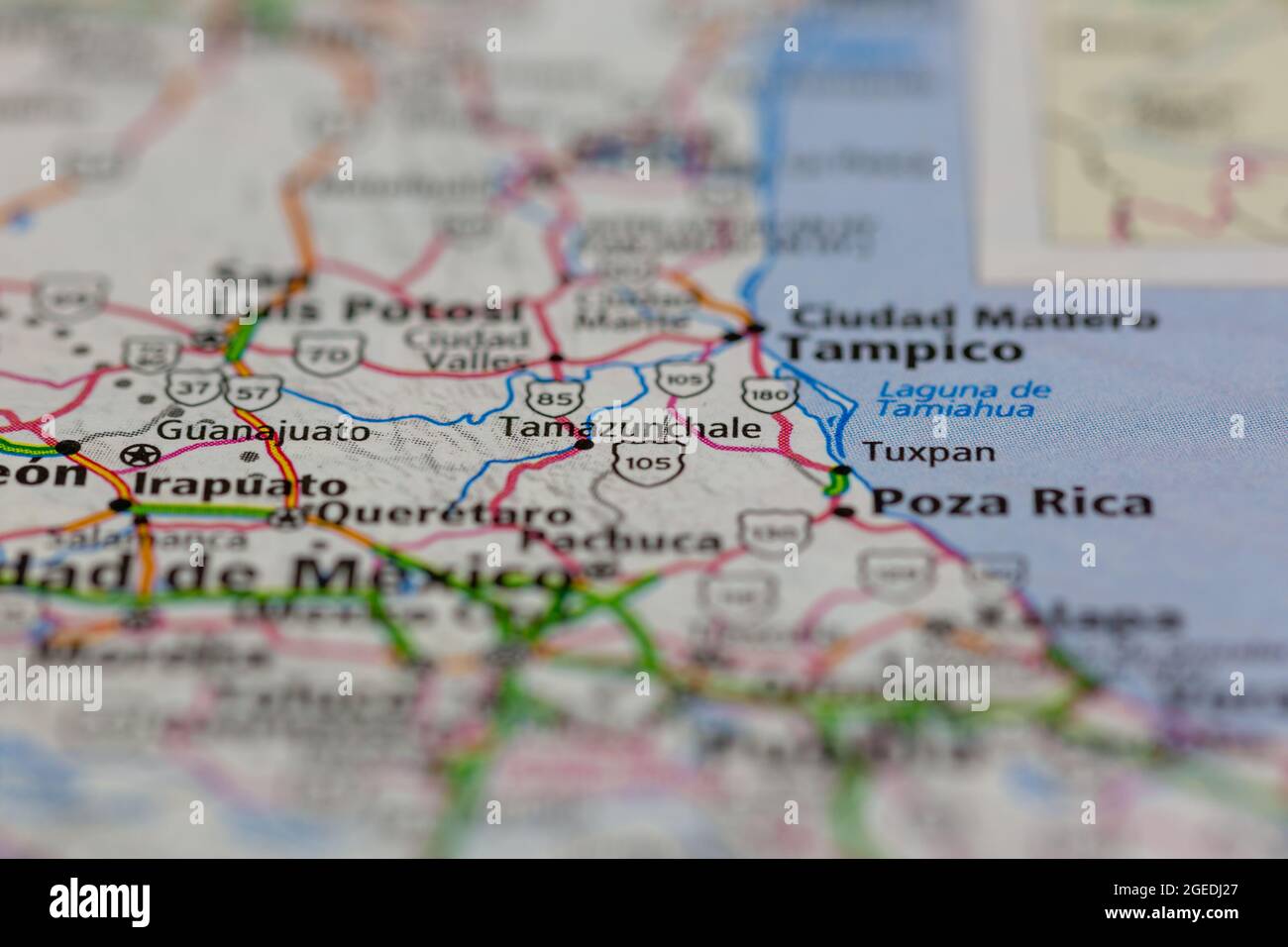 Tamazunchale map hi-res stock photography and images - Alamy