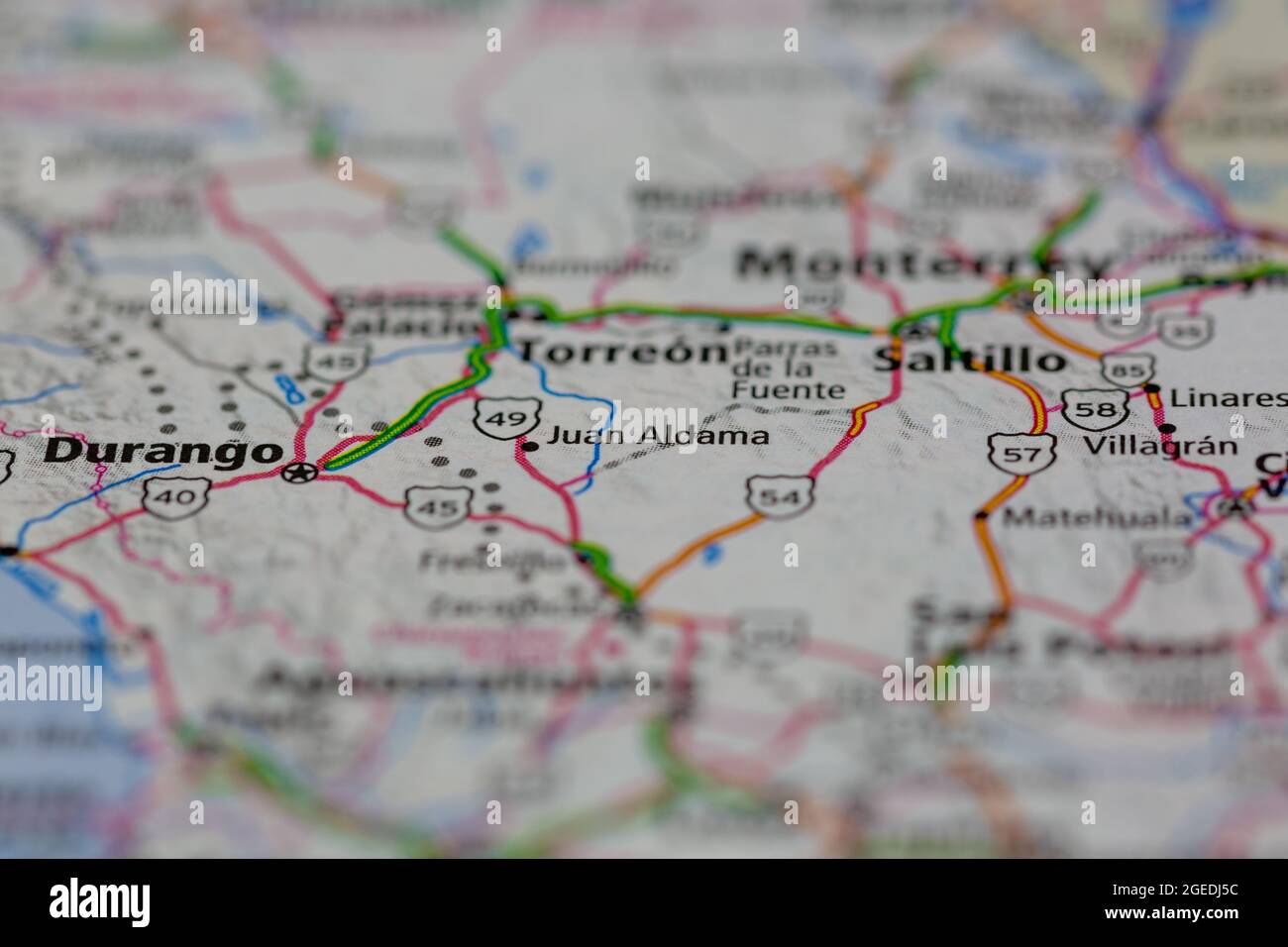 Juan aldama mexico on a map hi-res stock photography and images - Alamy