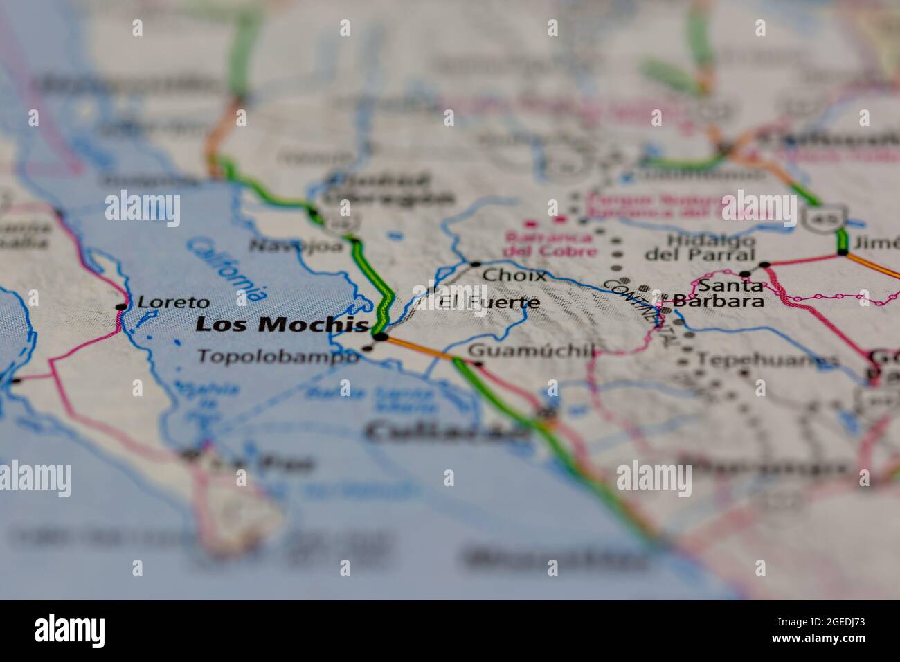 El fuerte map hi-res stock photography and images - Alamy