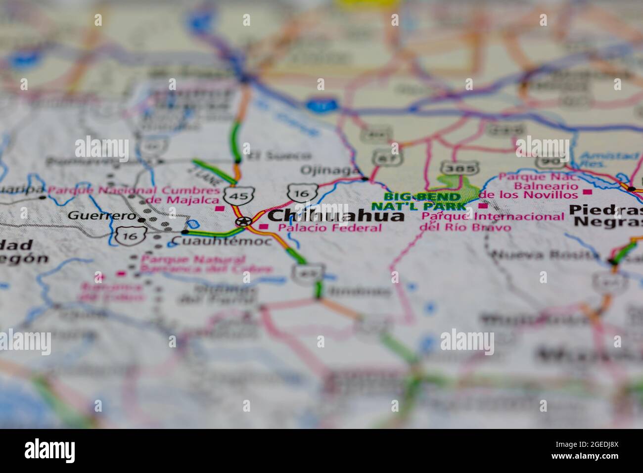 Map of chihuahua mexico hi-res stock photography and images - Alamy