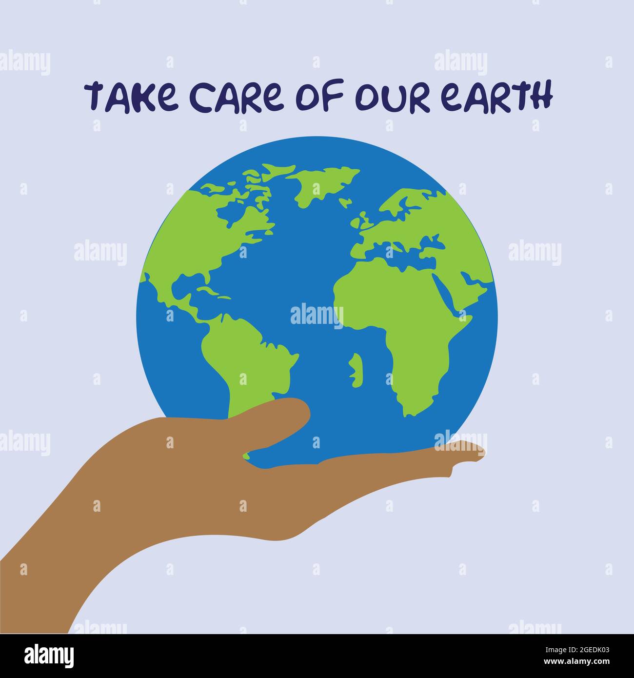 world vector for earth care campaign, the vector can be used for web ...