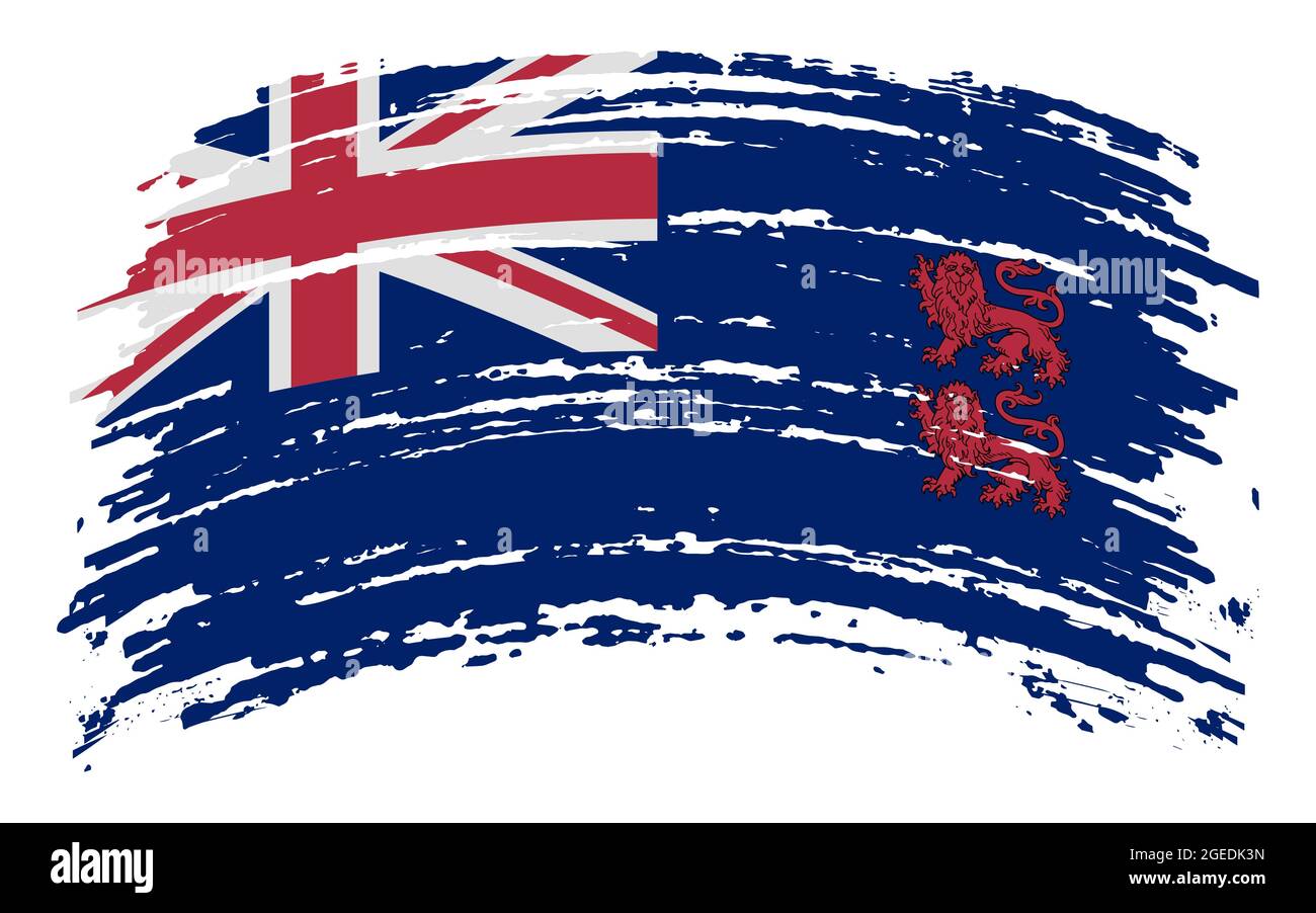British Cyprus flag in grunge brush stroke, vector image Stock Vector ...