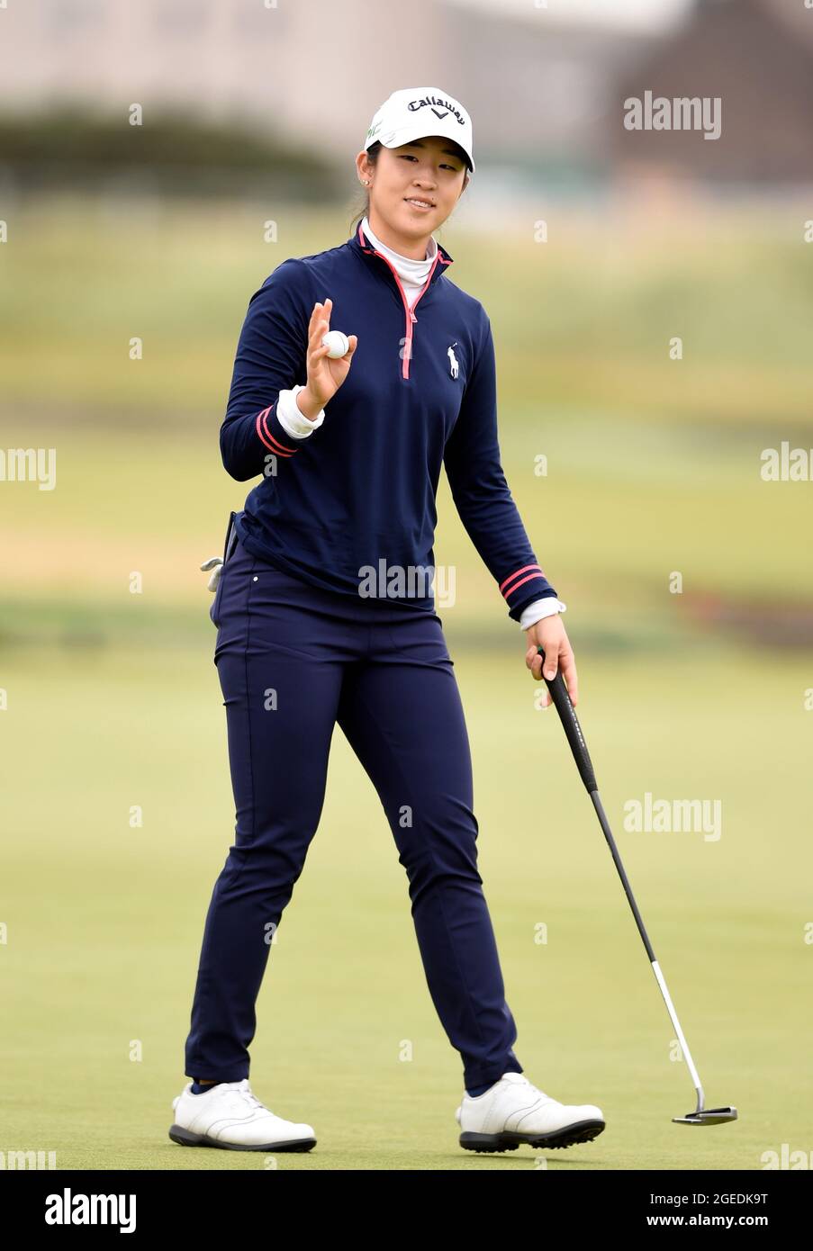 USA's Andrea Lee on the sixteenth during day one of the AIG Women's ...