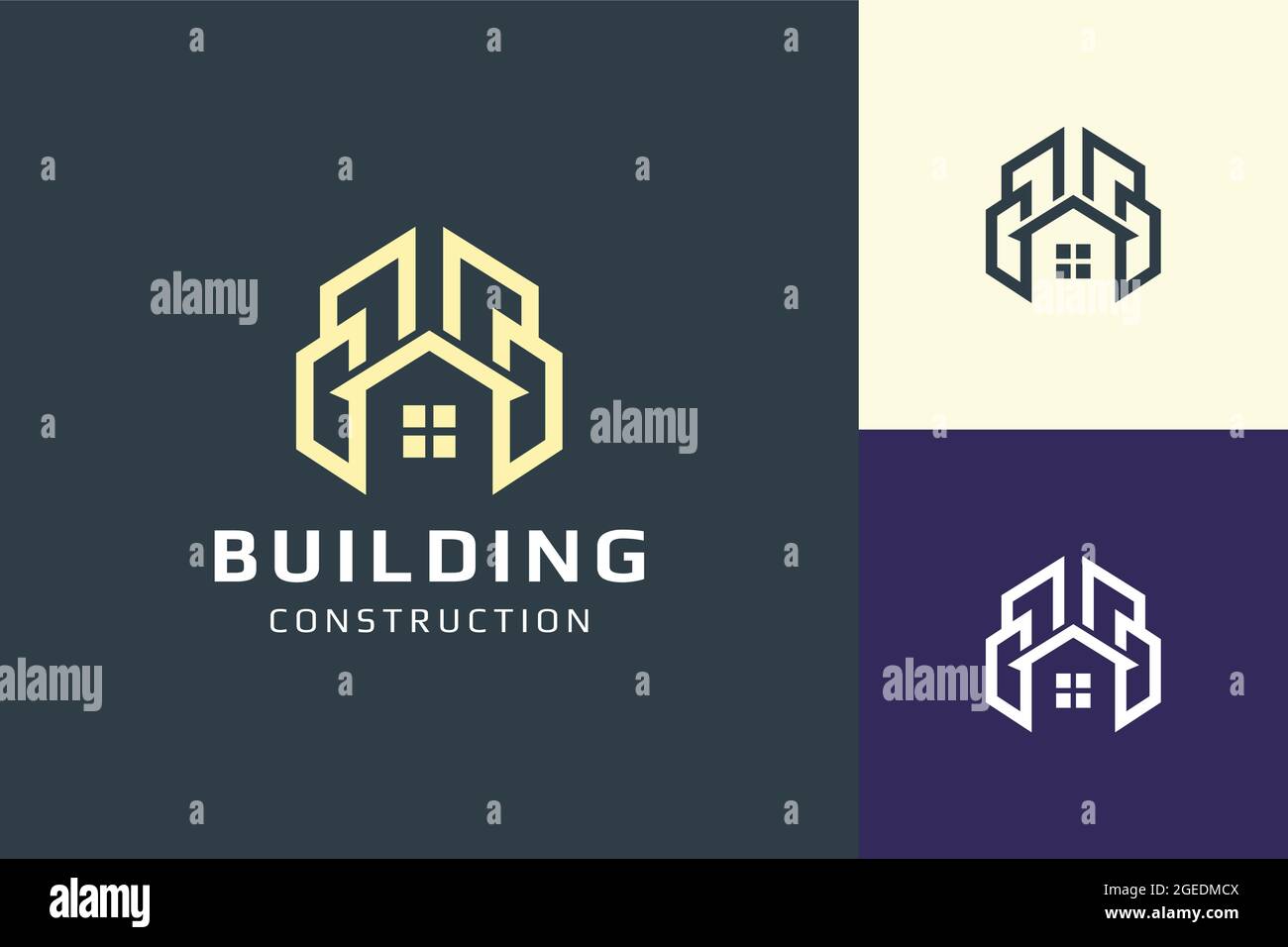 Hotel or resort logo in simple for real estate and mortgage business ...