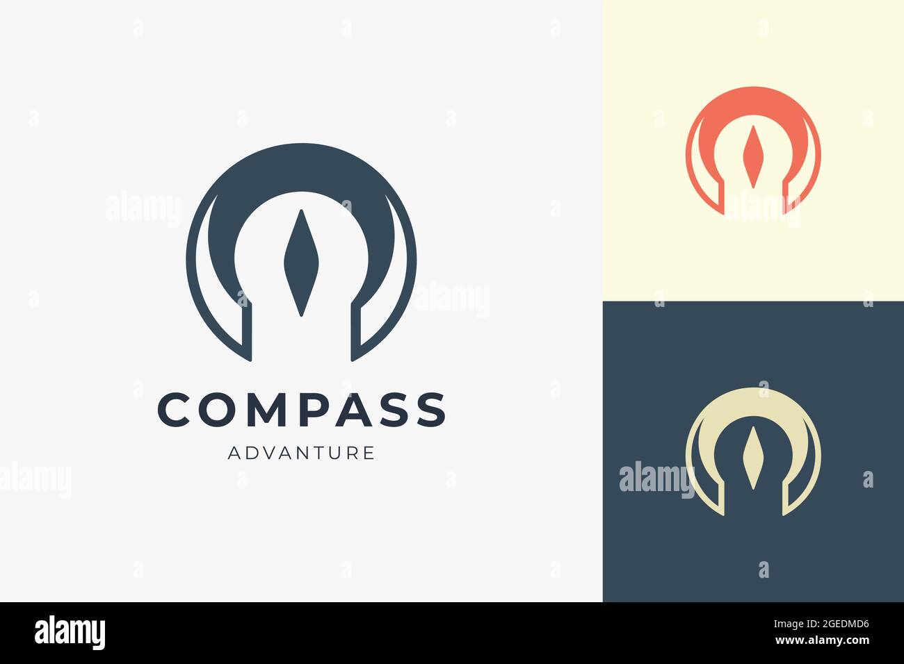 compass logo with simple shape for business brand Stock Vector Image ...
