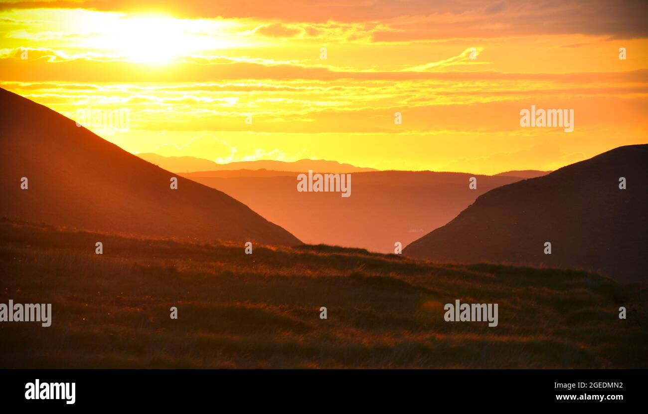 Breathtaking sunset end of the road hi-res stock photography and images ...