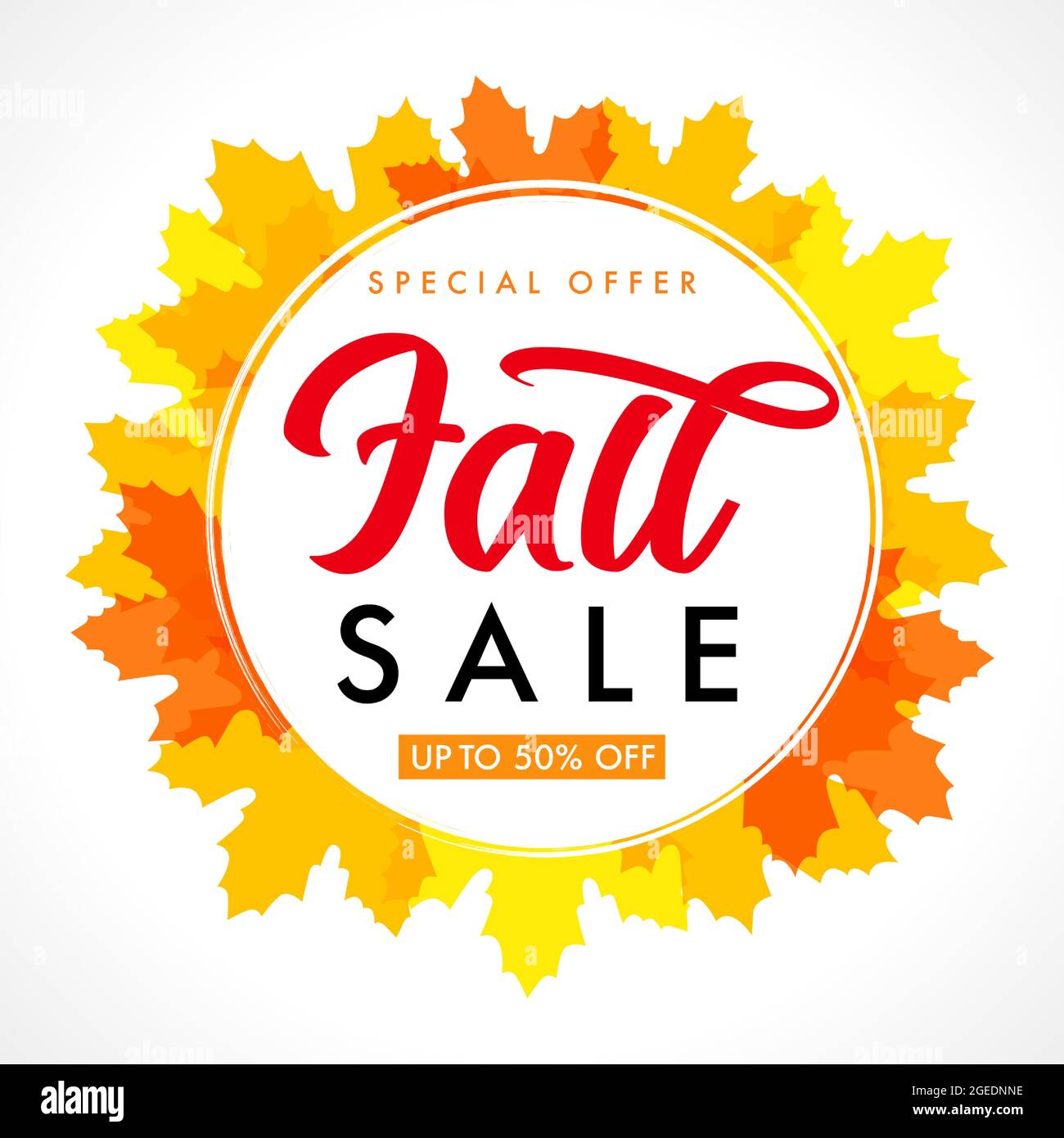 Offer text on orange Stock Vector Images - Alamy