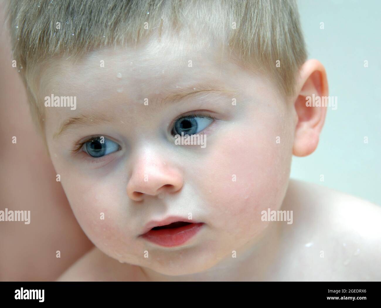 Baby boy with chubby cheeks hi-res stock photography and images - Alamy