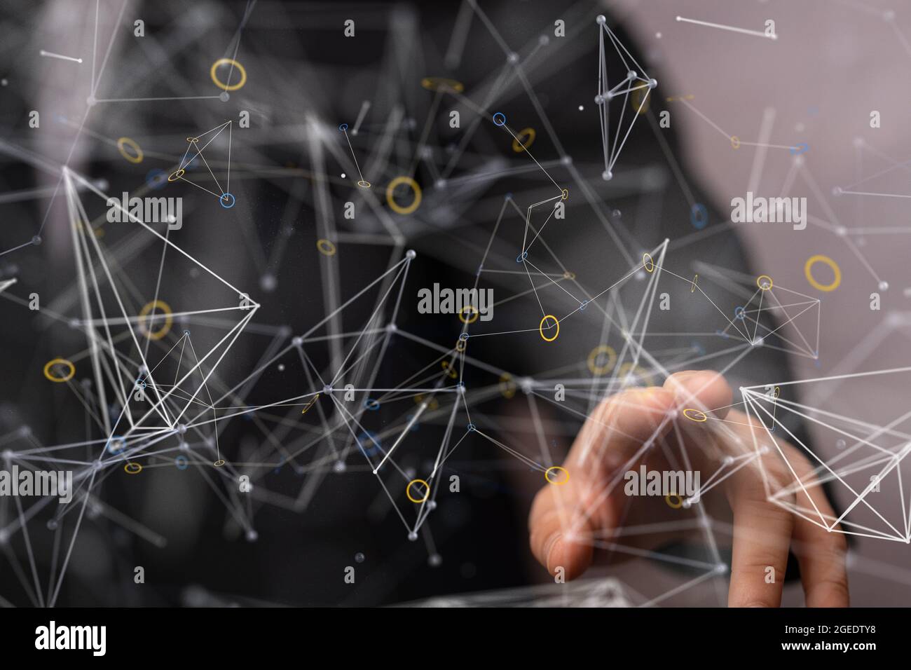 Digital concept of human resources management and recruitment Stock ...