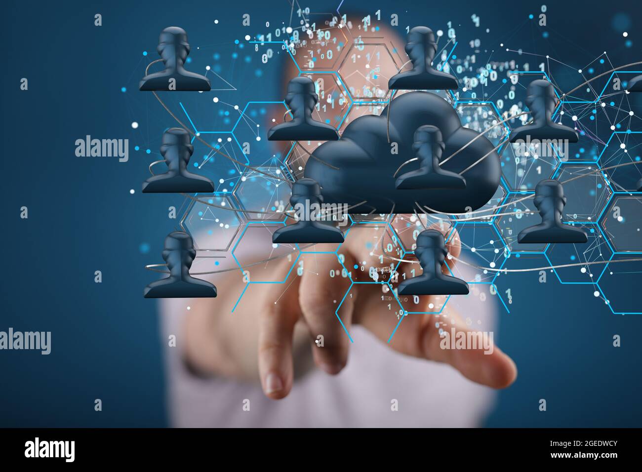 Data Internet infrastructure concept. Abstract technology background ...