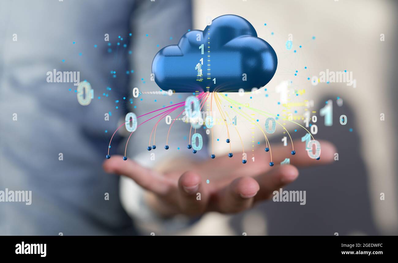 Data Internet infrastructure concept. Abstract technology background ...