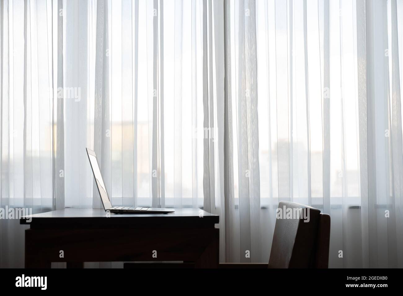 Big office interior window table hi-res stock photography and images ...