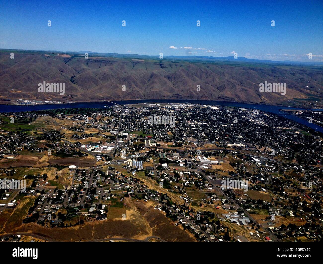 Clarkston/Washington/USA 24June 2018 .Clearwater river and snake river ...