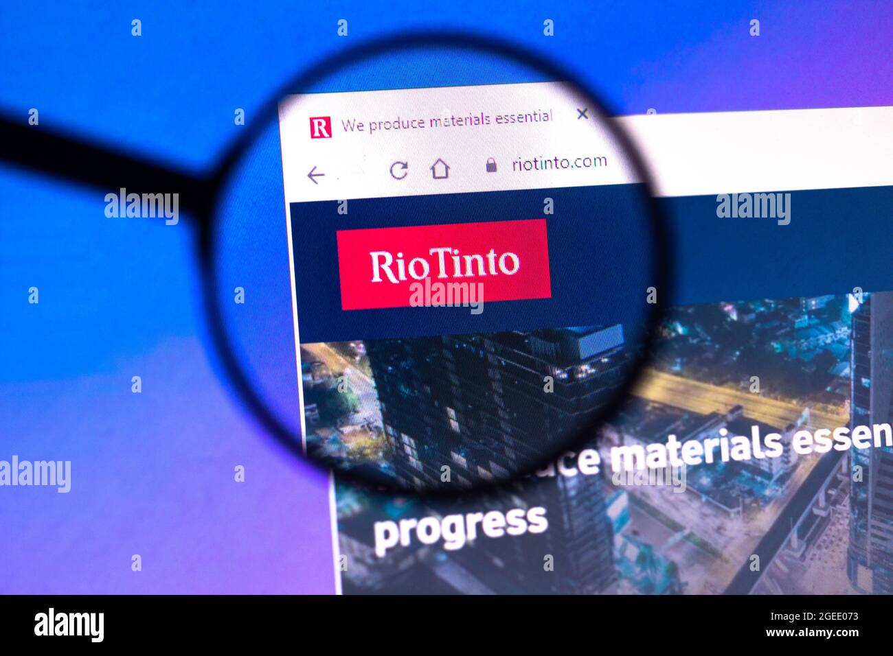 Rio tinto logo hi-res stock photography and images - Alamy