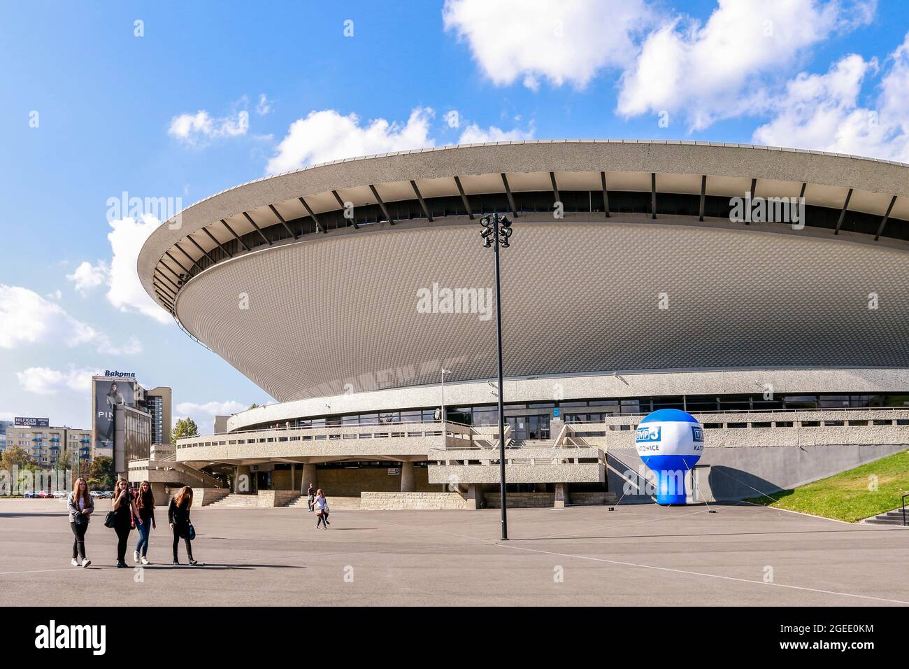 Spodek - a multipurpose arena complex in Katowice, Poland Stock Photo ...