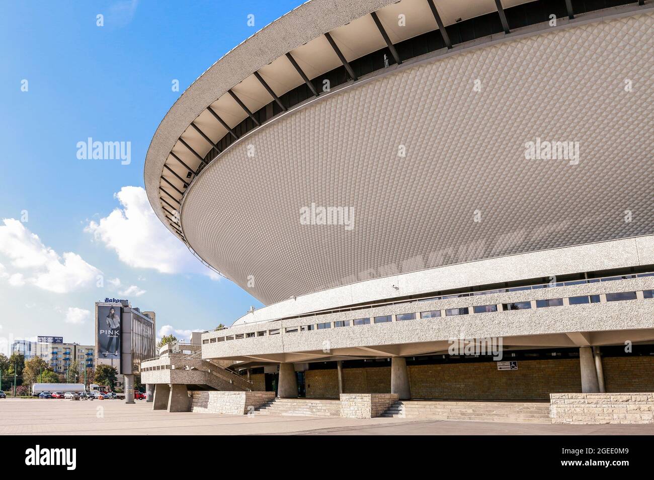 Spodek - a multipurpose arena complex in Katowice, Poland Stock Photo ...