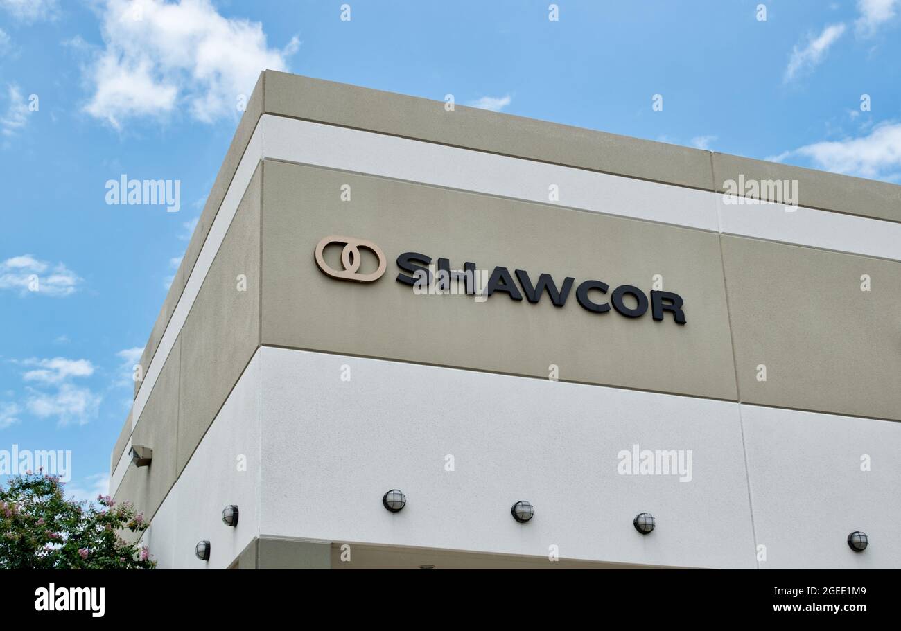 Houston, Texas USA 01-01-2021: Shawcor office building exterior and ...